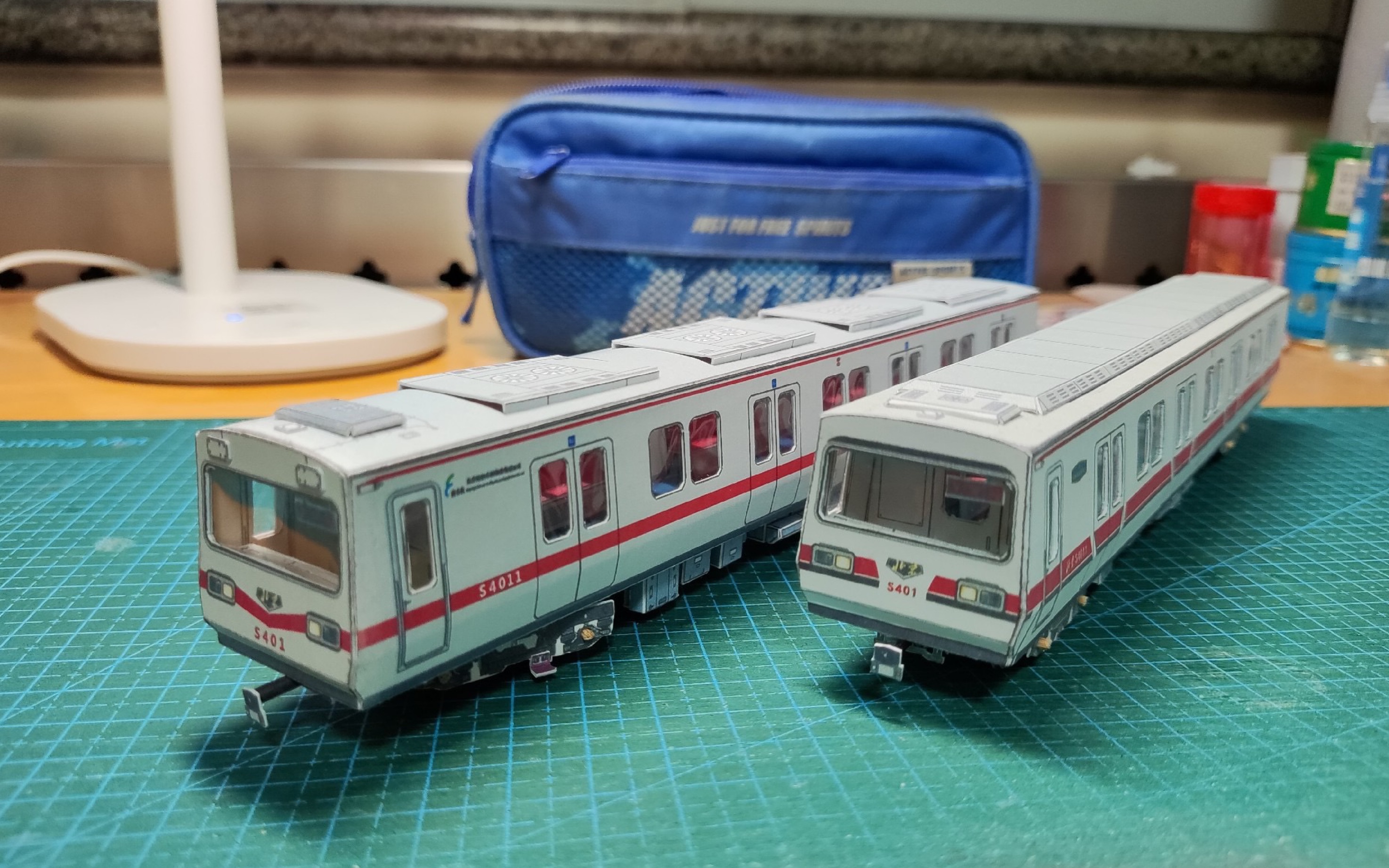 北京地铁1号线DKZ401001号车(老大)纸模1:87比例模型开箱
