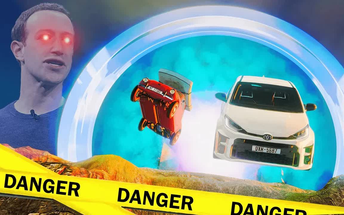 【BeamNG】中字 大电影 《元宇宙大逃亡》METAVERSE DEATH RACE ⎸ Extreme BeamNG.Drive Car Chase