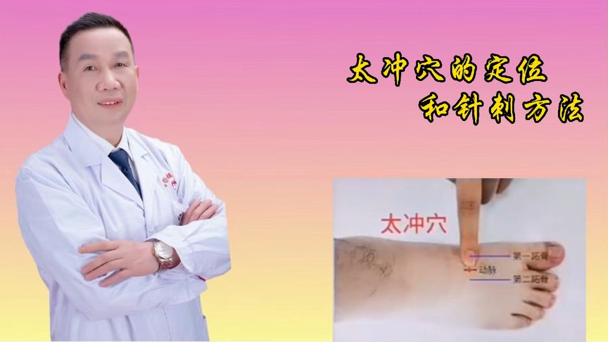 太冲穴的定位和针刺方法
