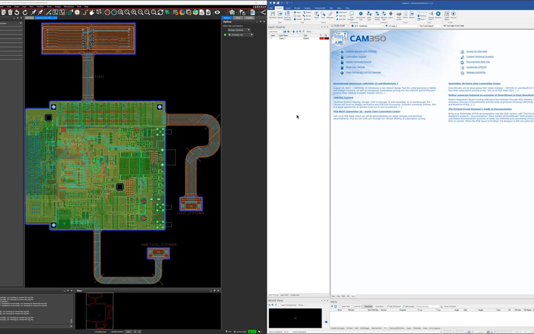 Cadence Allegro和CAM350集成分析和交叉探测