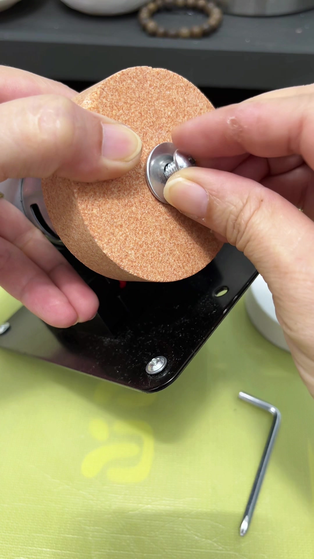 小砂轮机台式粗细双砂轮家用电动打磨抛光磨刀机#高性能实用工具 #...