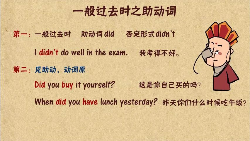 一般过去时之be动词&助动词