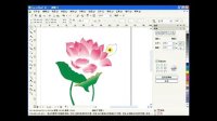 CDR教程 CDR基础教程高清 CDR贝塞尔工具教程 绘制荷花