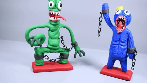 用黏土制作有趣的卡通模型