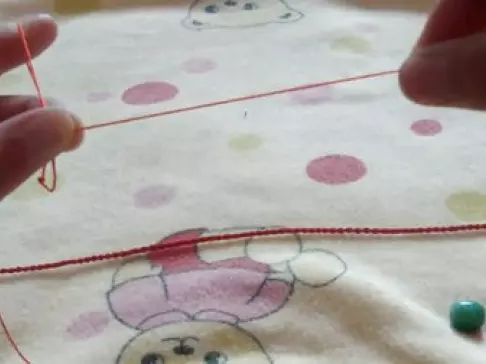 唯美水晶串珠DIY 绳编戒指 手链 项链做法 锁链结 757430167