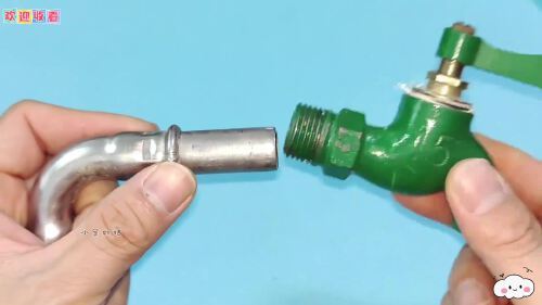 不锈钢管接水龙头尺寸不配?方法简单