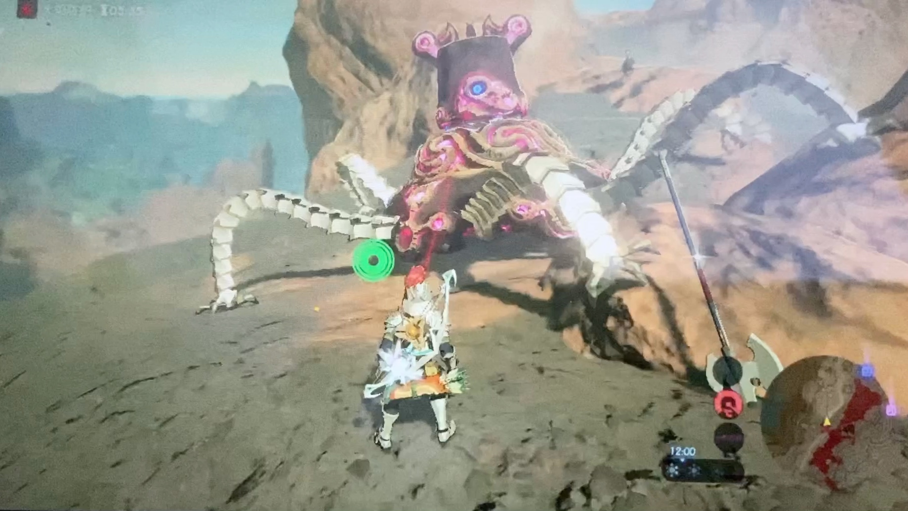 塞尔达传说旷野之息:打守护者爆出古代核心,高兴～