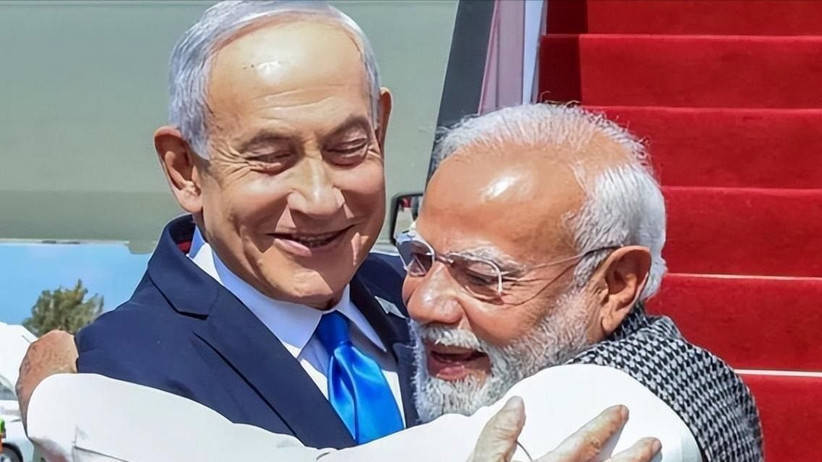 终于谈妥,莫迪离开耶路撒冷,登机前通告全球,伊朗新的强敌出现