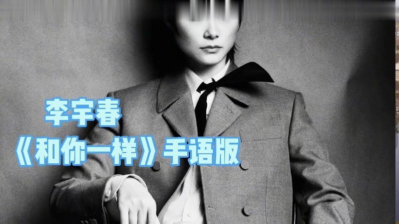 《和你一样》副歌部分的手语版