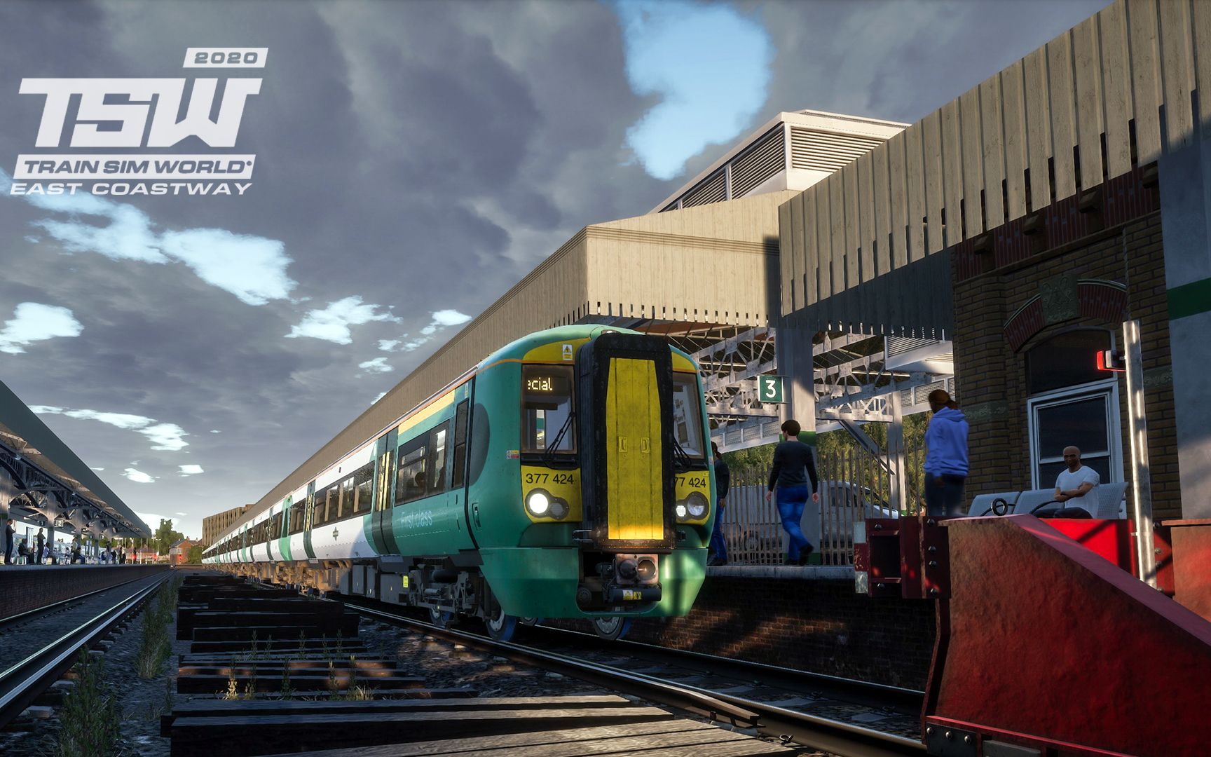 火车模拟世界2020 - 东部海岸线 #4:铁路迷包车?布莱顿一站直达...