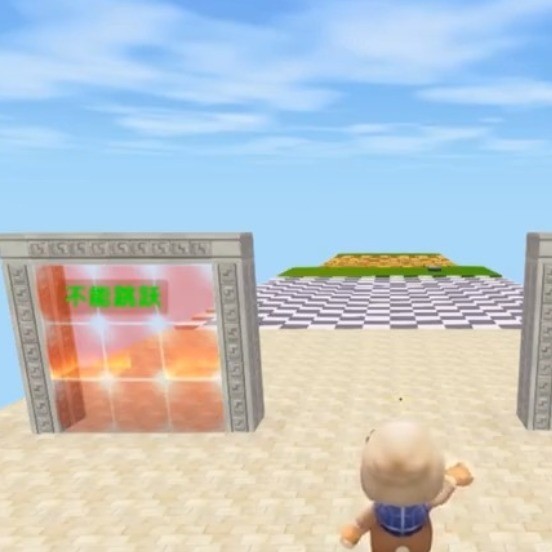 #迷你世界 汉堡选不能跳跃!奶茶选不能潜行,谁能先到达终点