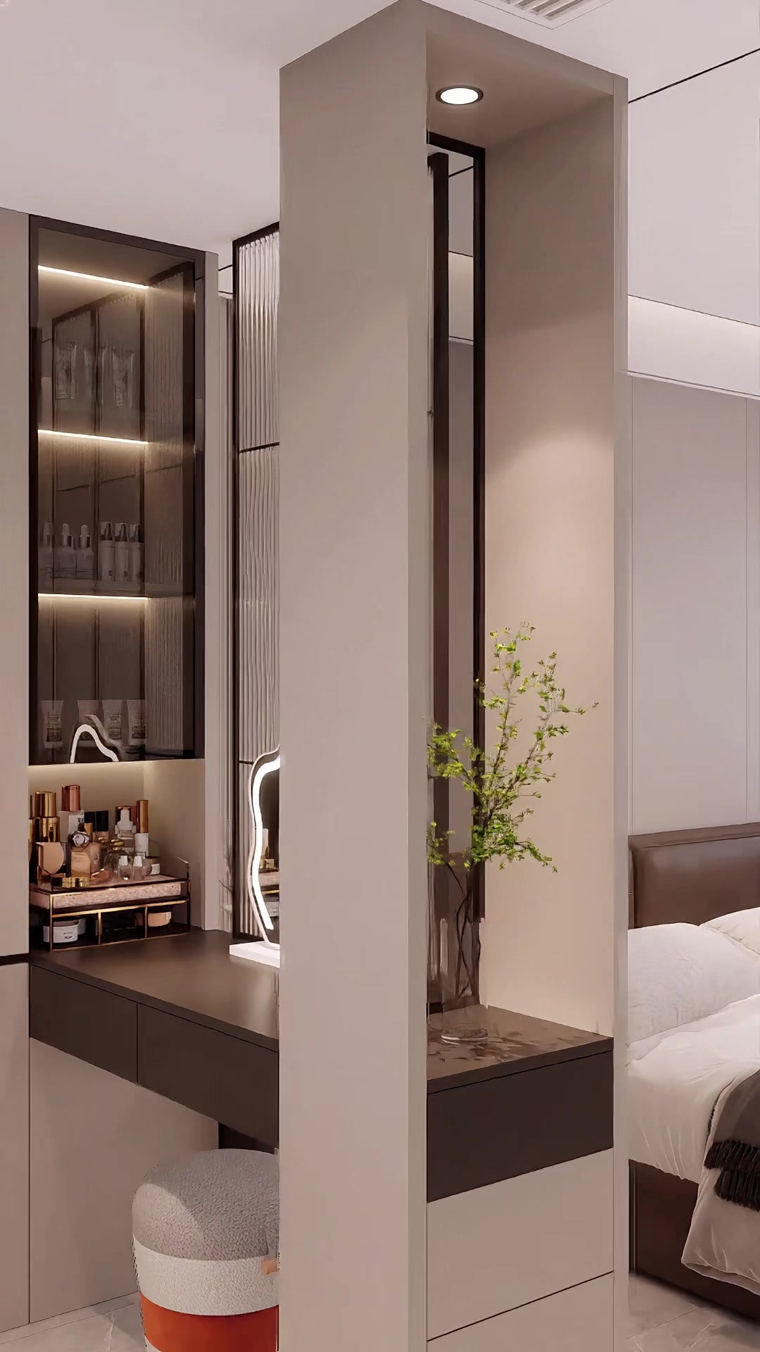 主卧带卫生间 主卧带卫生间最佳布局图#主卧设计#装修设计#主卧带飘窗