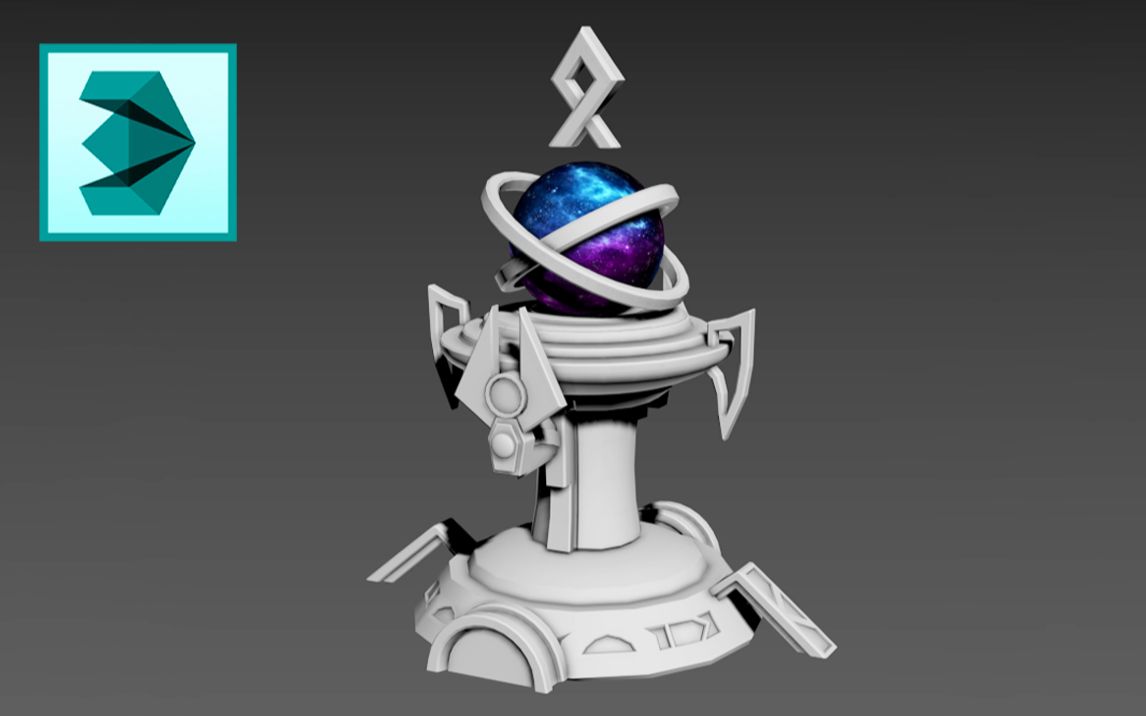 【3dmax建模】游戏魔法塔小场景建模教学