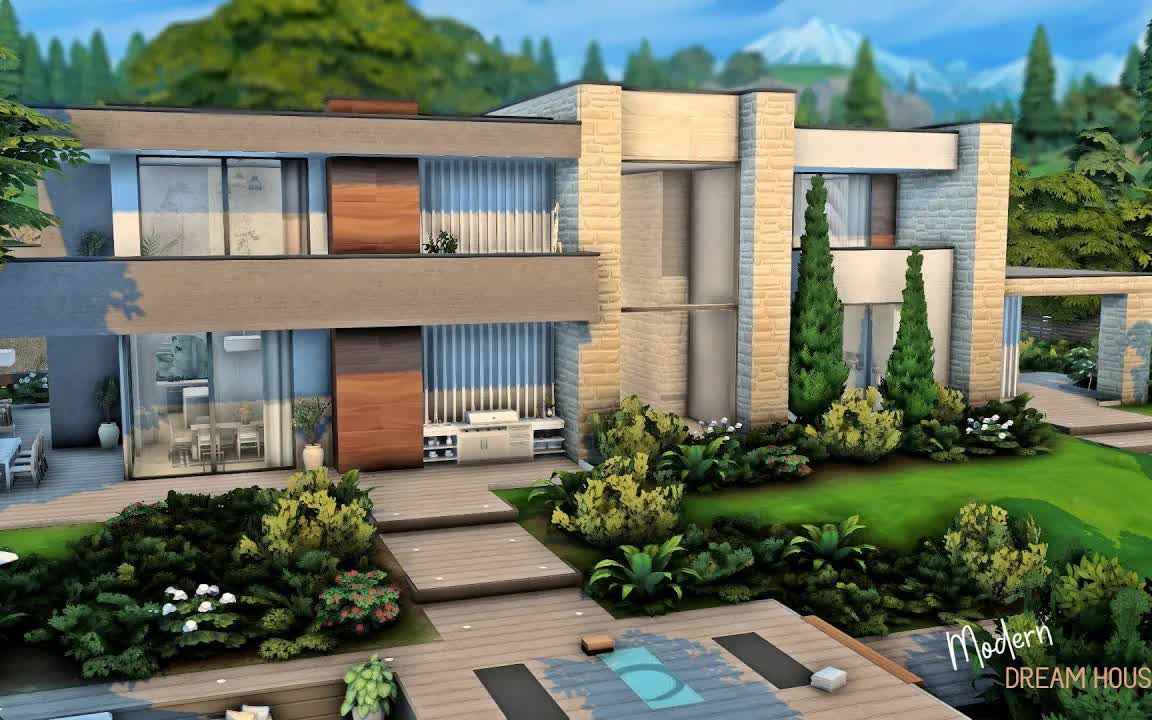 【葡萄吃月饼|搬运】模拟人生4定格速建 1103在线文档链接 Modern ...