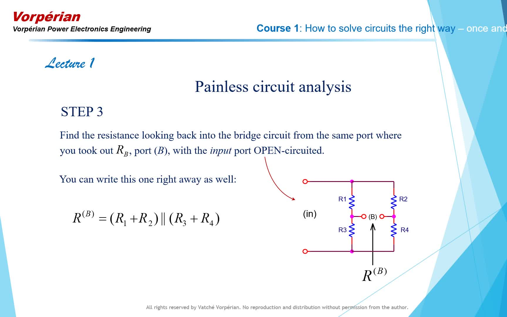 ...Techniques for Electrical and Electronic Circuits-电路快速分析技术