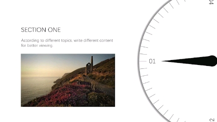 让PPT不再单调的转盘旋转动画