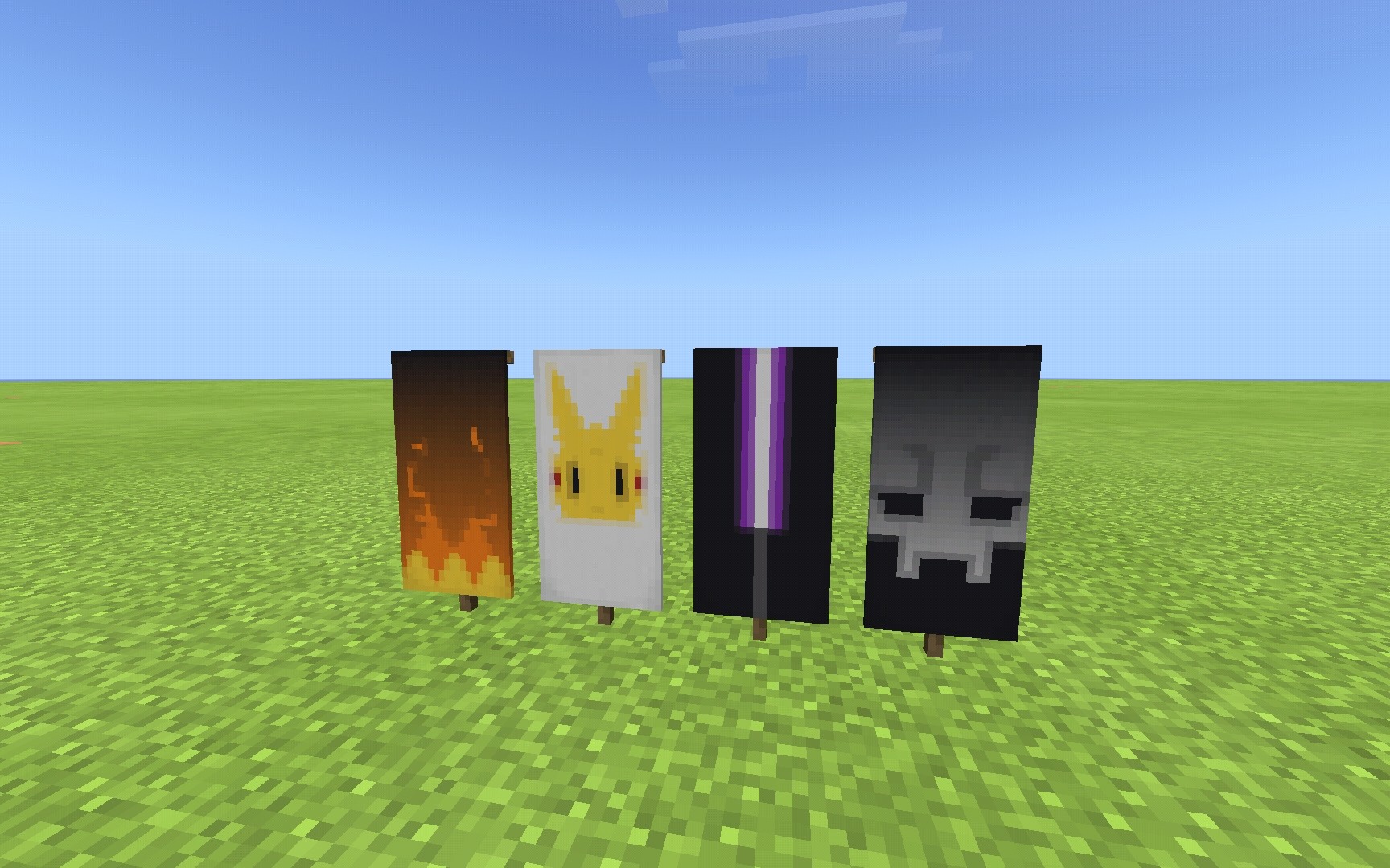 [旗帜教学]《我的世界》教你在我的世界中做这四种旗帜 简单易学,容易...