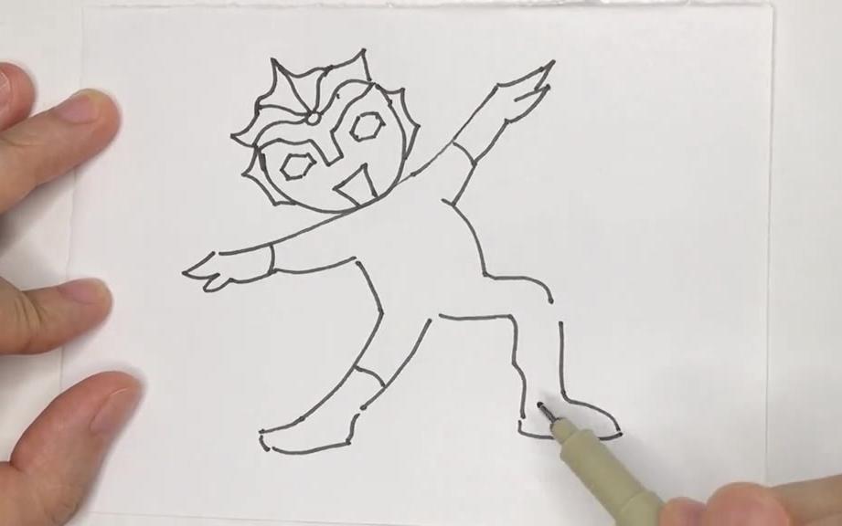 简笔画 Q版奥特曼两分钟教程2