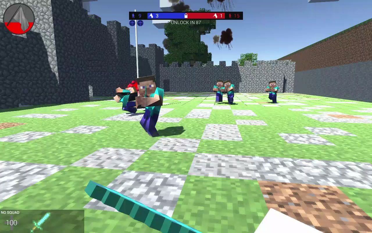 Ravenfield 我的世界模组 Alex大战Steve