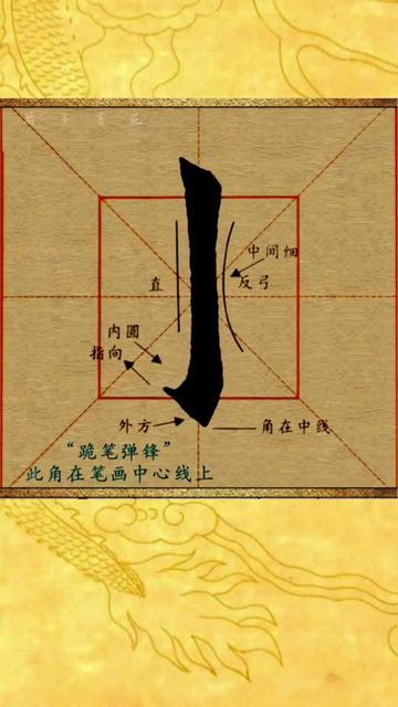 书法如果你想学书法一定要从基本笔画开始