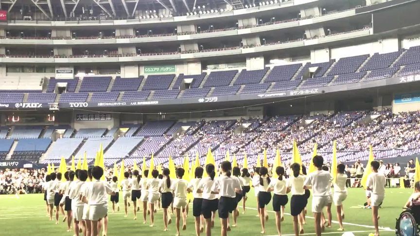 日本小学生运动会-6年级毕业生表演