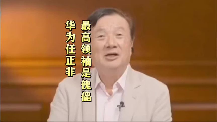 任正非谈流程的重要性,最高领袖是傀儡。#名人大咖 #人物故事