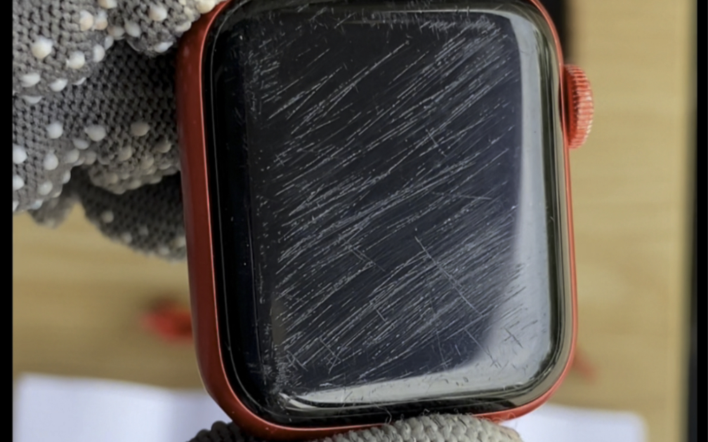 苹果手表划痕修复 iwatch S7 手表打磨 #applewatch #iwatch #苹果手表