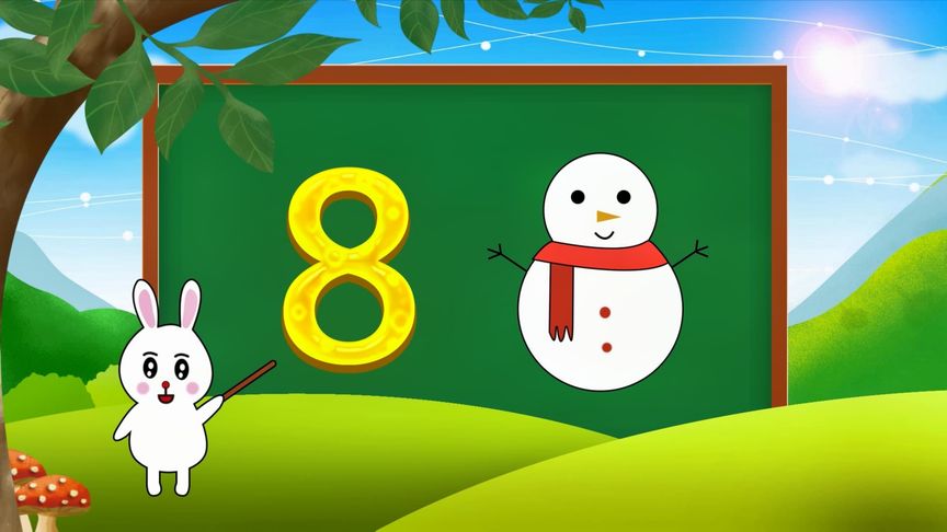 宝宝学数字1到10,宝宝识字动画,婴幼儿启蒙