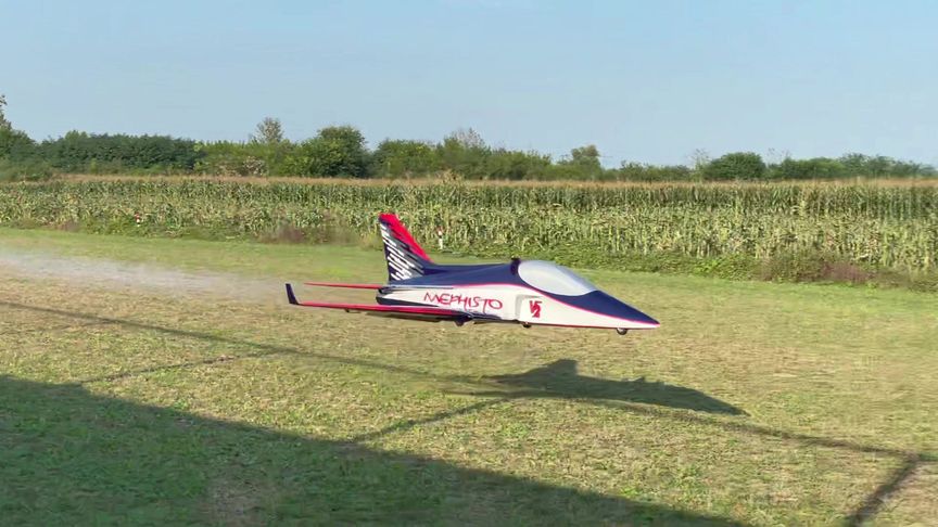 德国魔鬼3D飞行!#固定翼 #航模 #涡喷 #特技飞行 #涡喷飞机