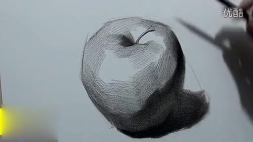 素描入门教程_怎么画苹果 苹果画法