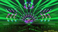 户外音乐节舞台灯光秀沙滩电音节灯光秀music音乐派对灯光秀
