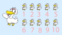 幼小启蒙-数字与图形 第6集 熟悉1到10的排序 不能丢掉它们当中的...