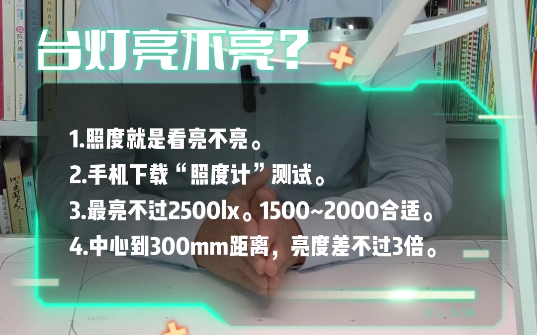 台灯够不够亮?科普下照度及测量方法