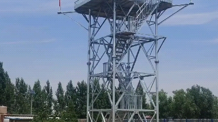 ...高透波复合材料接闪器避雷针,配置大气电场仪器、雷电峰值记录仪,引...