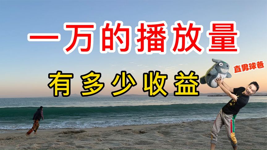 中视频计划1万的播放量收益多少?西瓜和抖音差距大吗?真实数据