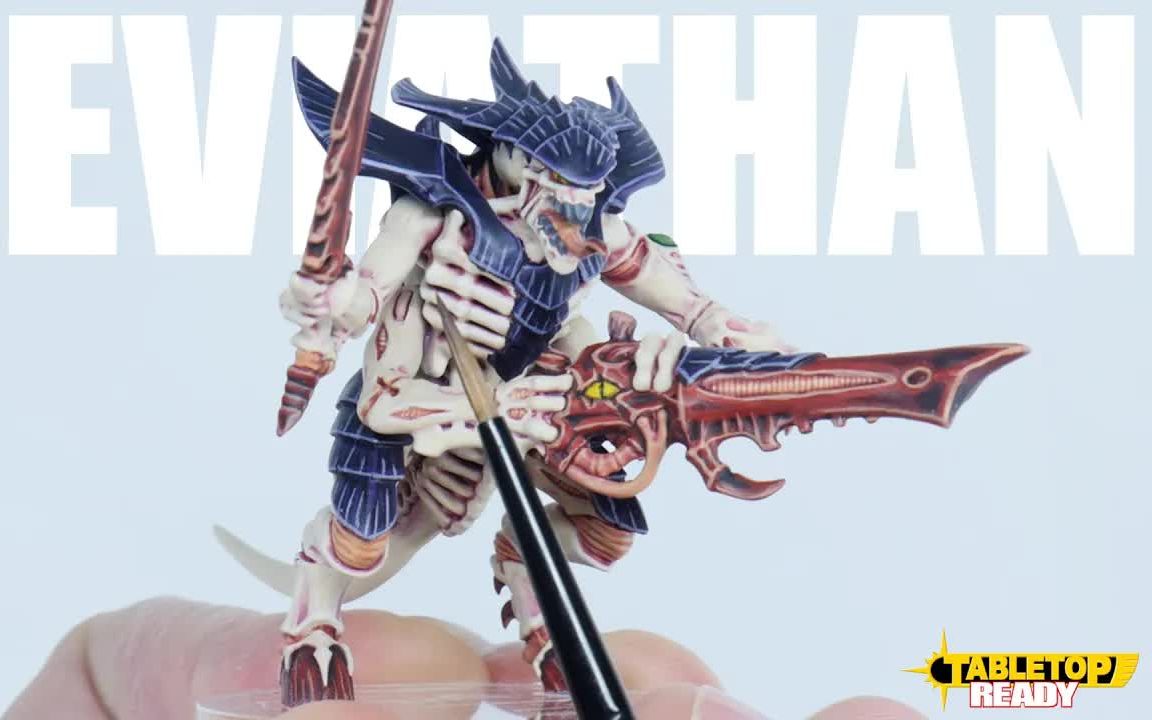 【嗯翻熟肉】如何涂装利维坦虫巢舰队配色的泰伦