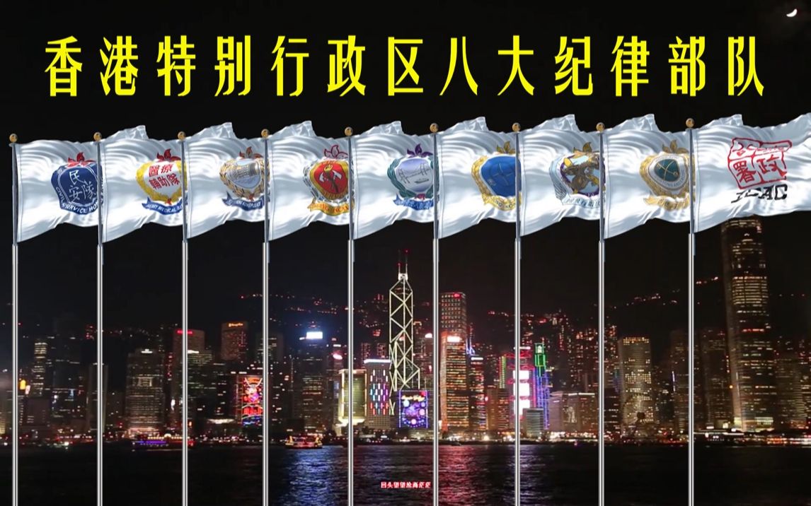 中华人民共和国香港八大纪律部队!