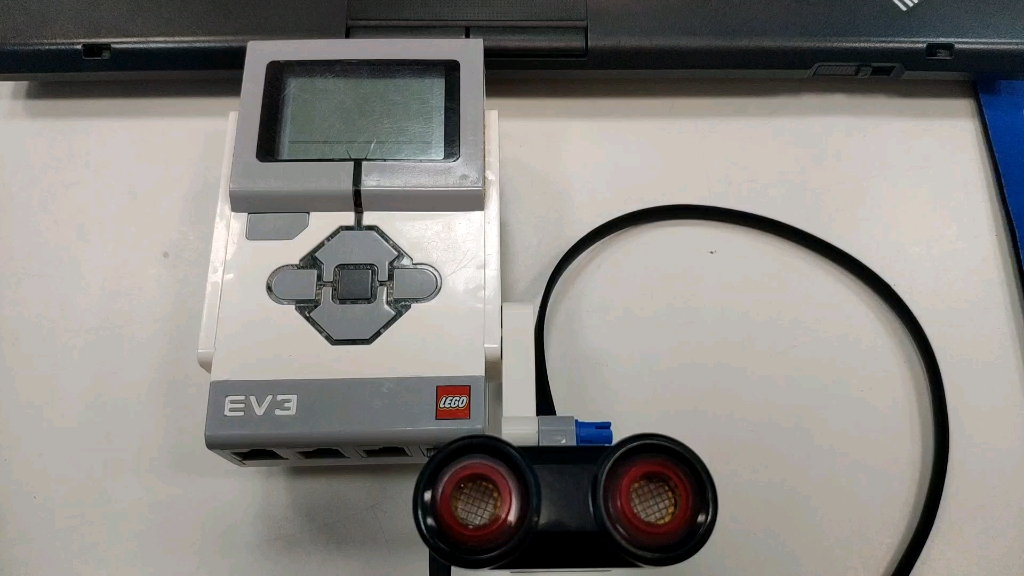 【EV3】模拟心电图:使用超声波的检测功能