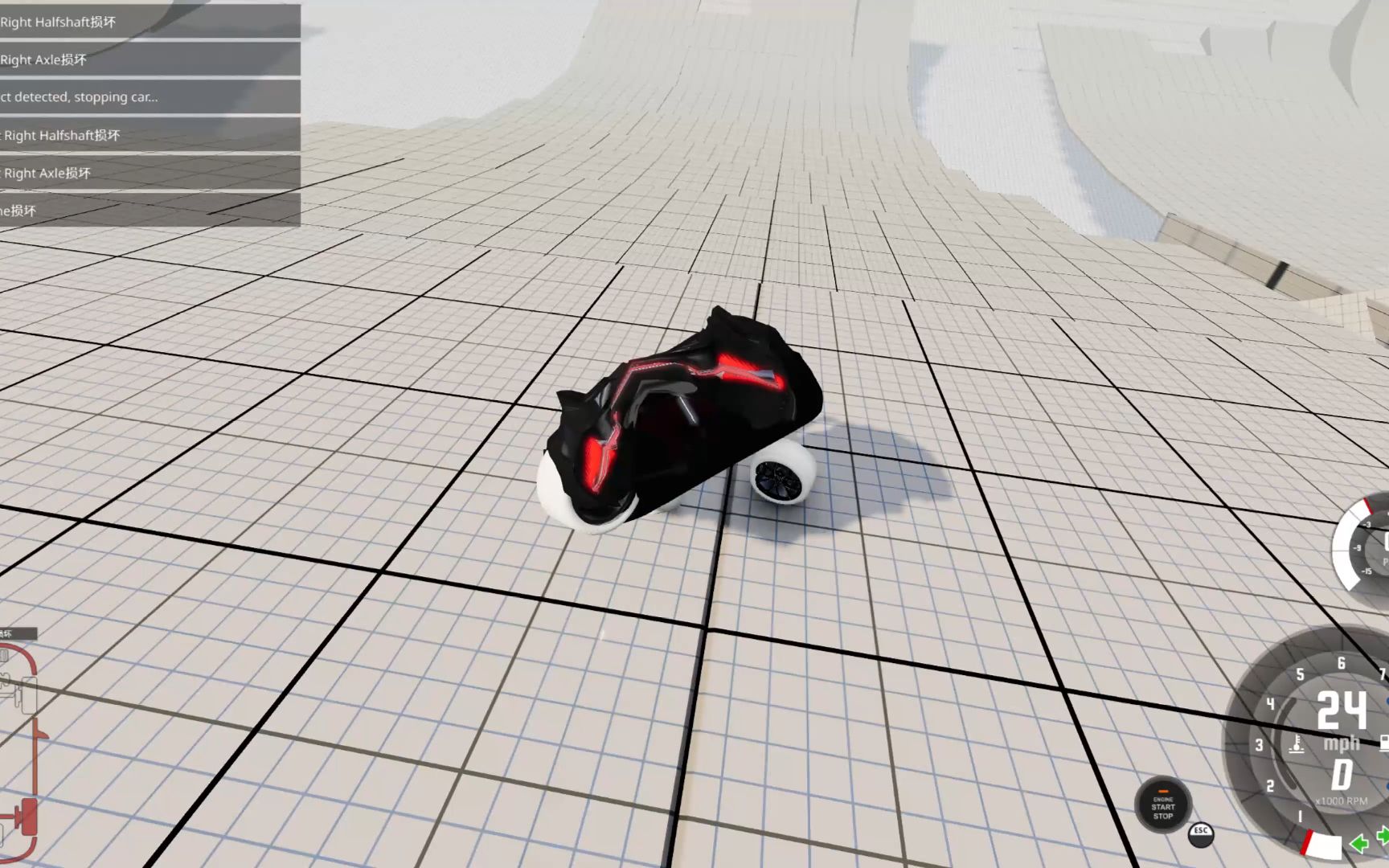 谁能下得了这个坡?Beamng.drive车祸模拟器!