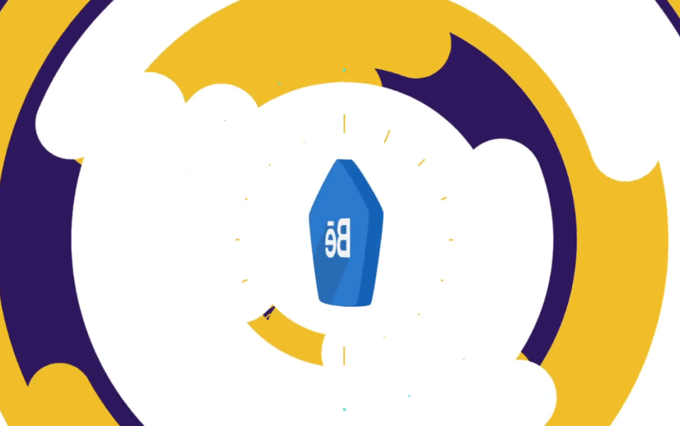 AE模板-3D翻转效果时尚简洁MG动画特效的公司企业品牌商品店铺...