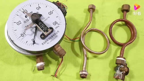 铜管弯成圈装压力表,原来这么神奇!