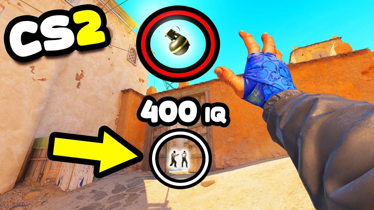 【CS】预判无敌!CS2中的400IQ投掷预判 CS2精彩片段