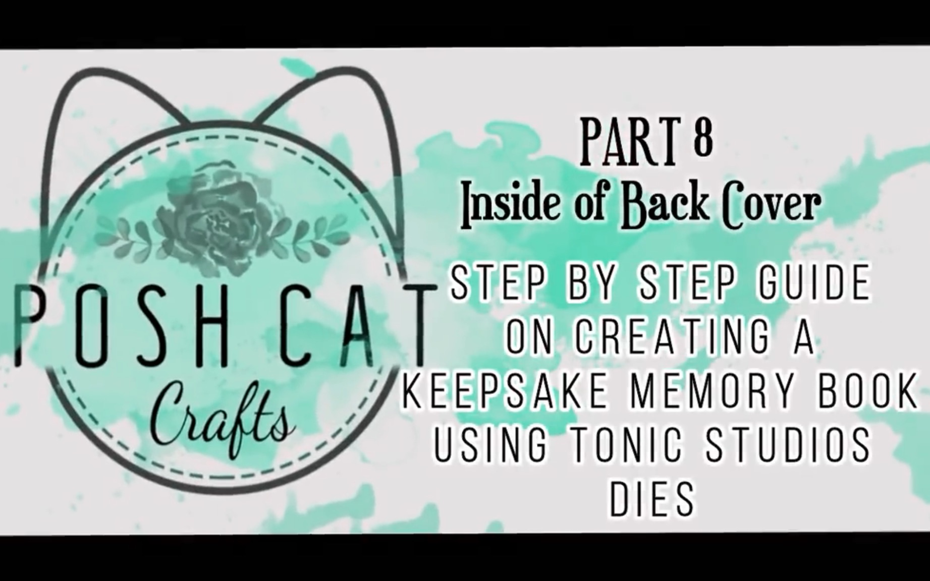 【搬运】【相册教程】Tonic keepsake book刀模制作相册part8-封底装饰
