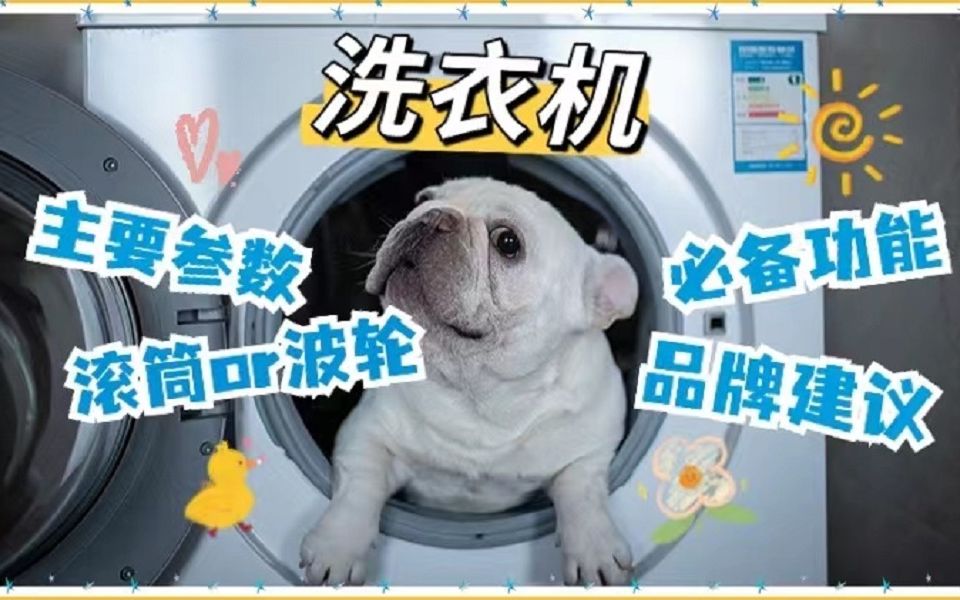 『选购指南』B站最全的洗衣机选购指南 | 教你避坑教你选