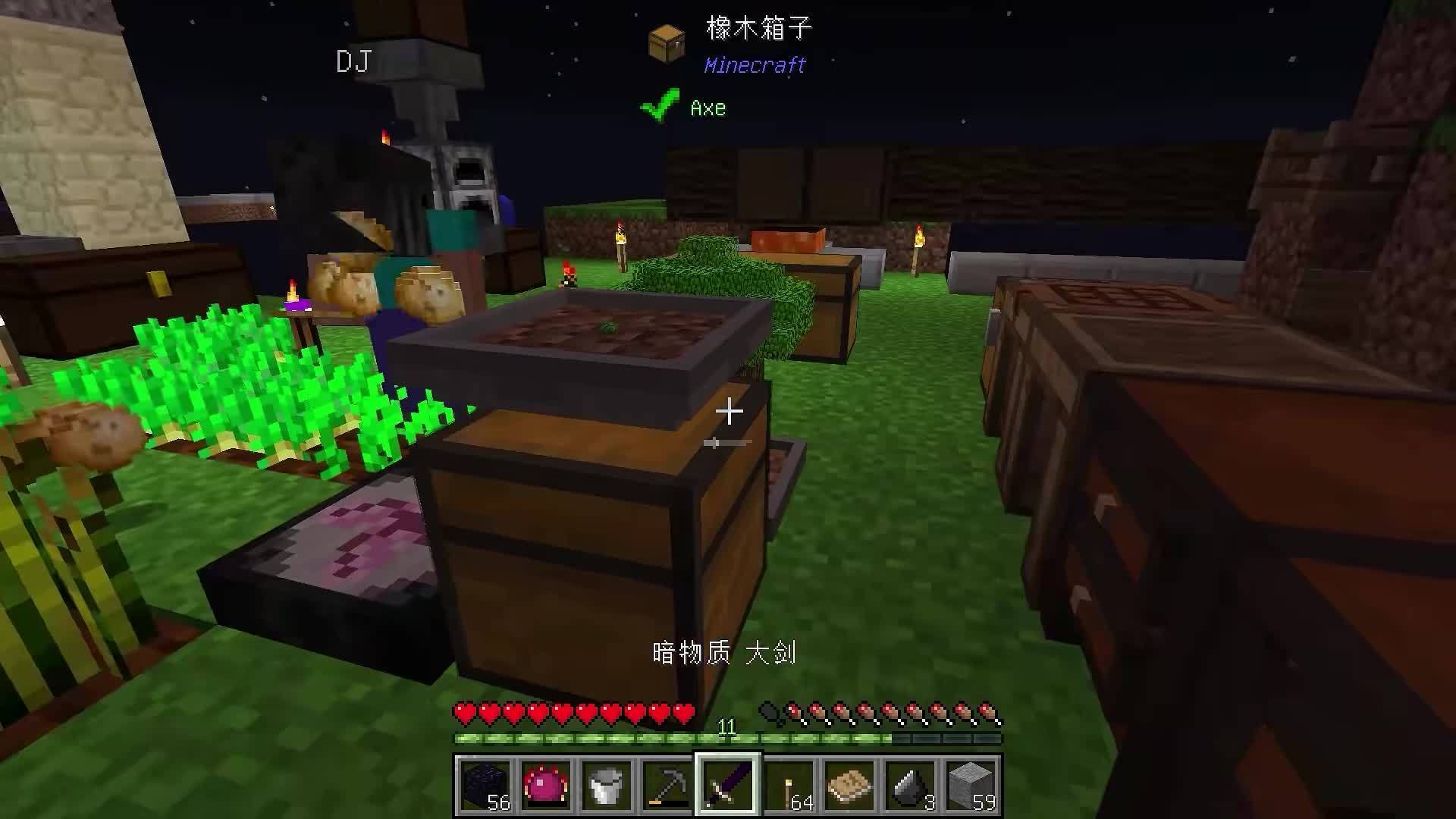 暗物质大剑get #我的世界 #生存 #mc不灭 #令人窒息的操作 #DJ阿葵