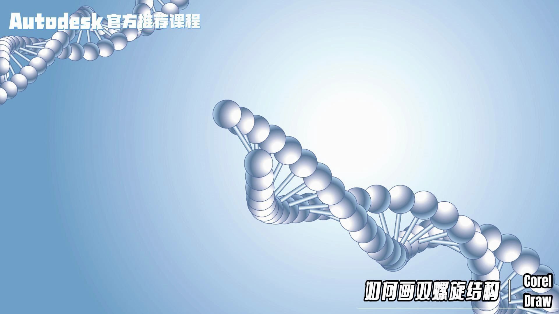 【SCI科研制图教程】如何做DNA双螺旋结构(CorelDRAW软件/CDR...