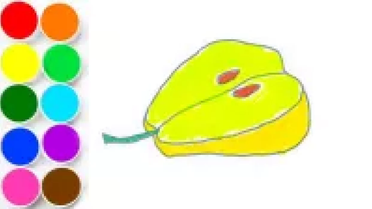 教你怎么画梨子简笔画?好玩又动脑还减压,你学会了吗?