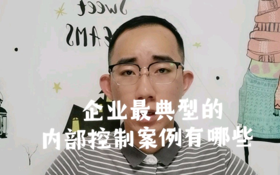 企业最典型的内部控制案例有哪些