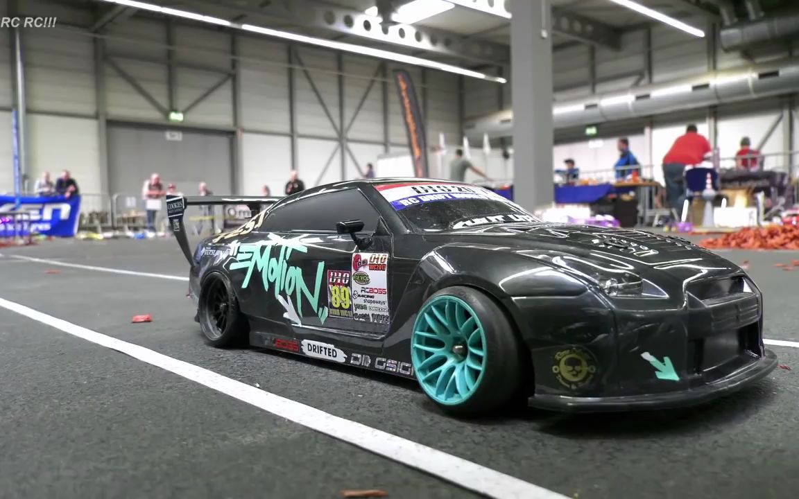 【rc遥控车】惊人的RC漂移车动作!比例尺为1/10的RC模型漂移车,丰田...