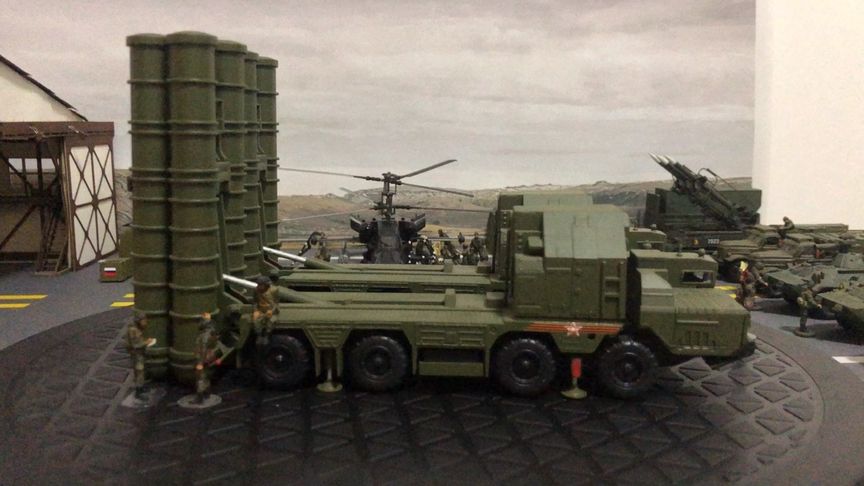 军事模型制作之俄罗斯S300防空导弹系统展示